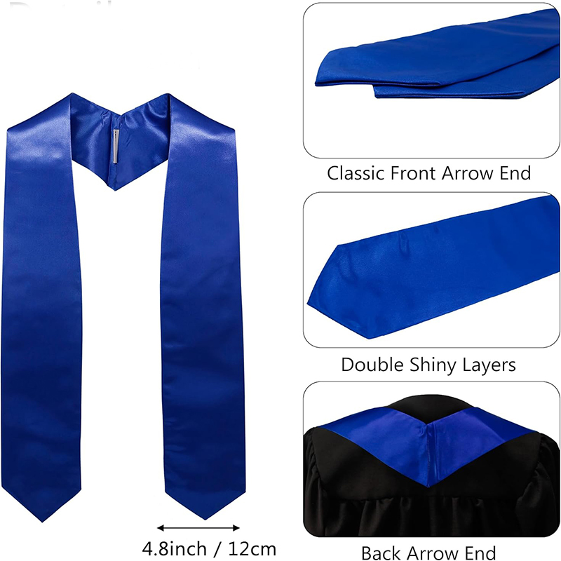 Graduation Stole Unisex Adult 68" Long For High School And College ...