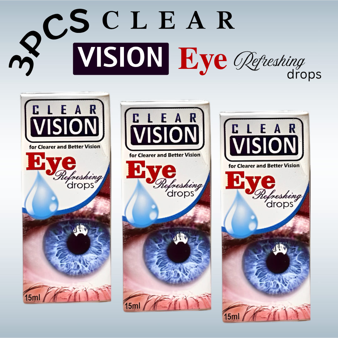 3pcs Clear Vision Eye Refreshing Drops (15mL) | Shopee Philippines