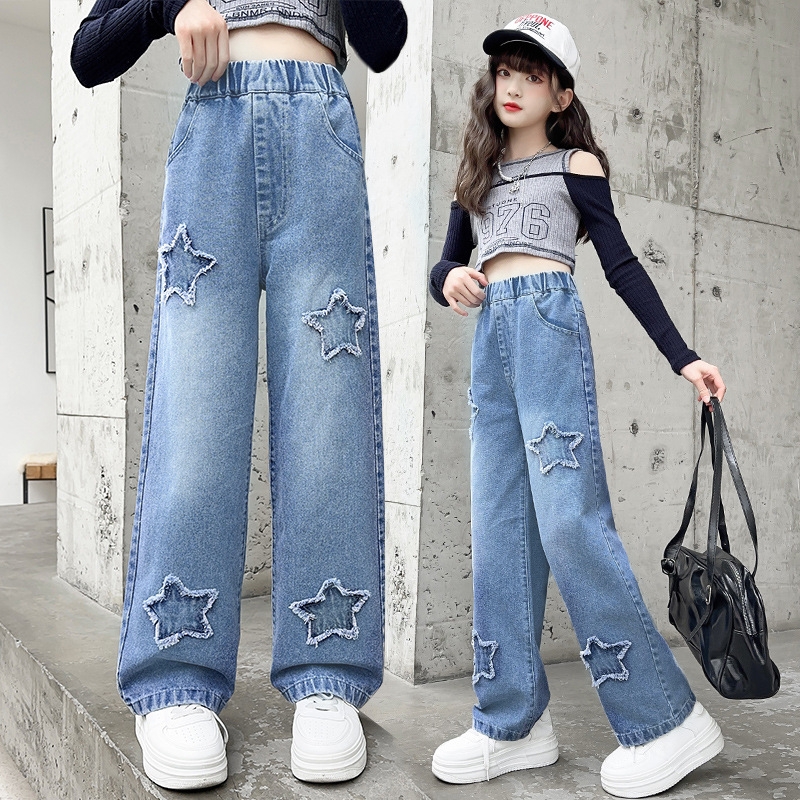 Skinny Jeans for Kids Girl Stars New Pants for Kids Girl Maong Pants ...