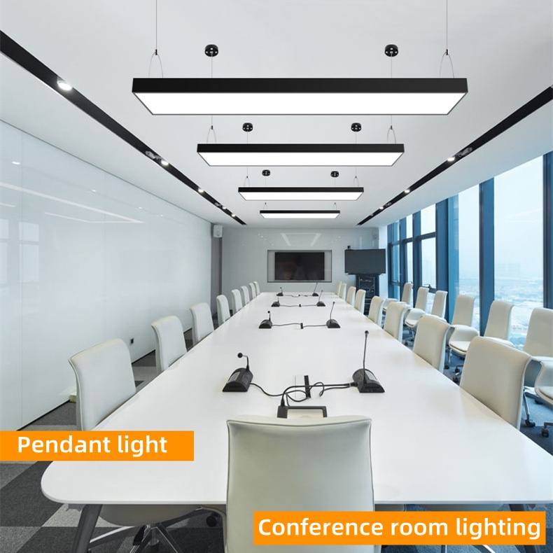 2 in1 Led Linear Light Pendant Light Office Light White Light Pendant ...