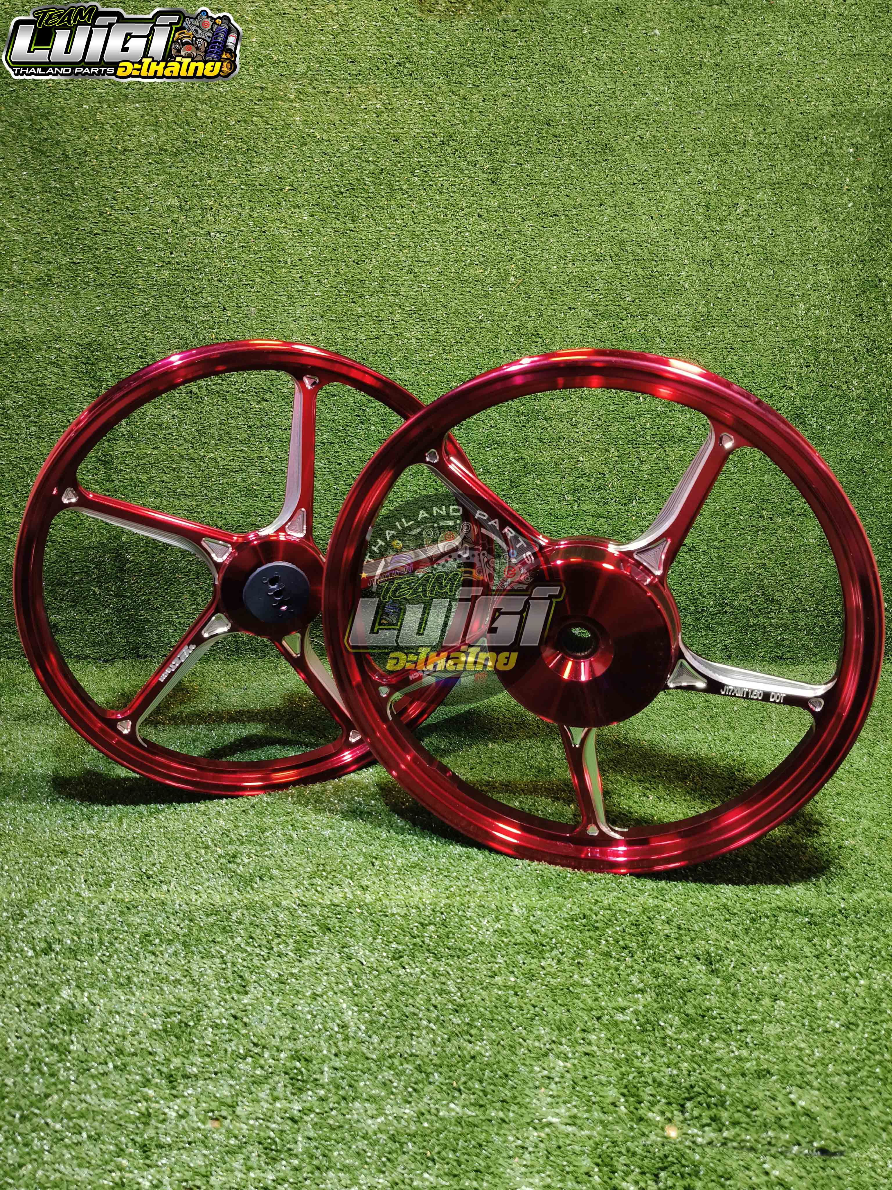 PZ TECH CNC MAGS 17S HONDA CLICK 125 / CLICK 150 MALAYSIAN CONCEPT RED ...