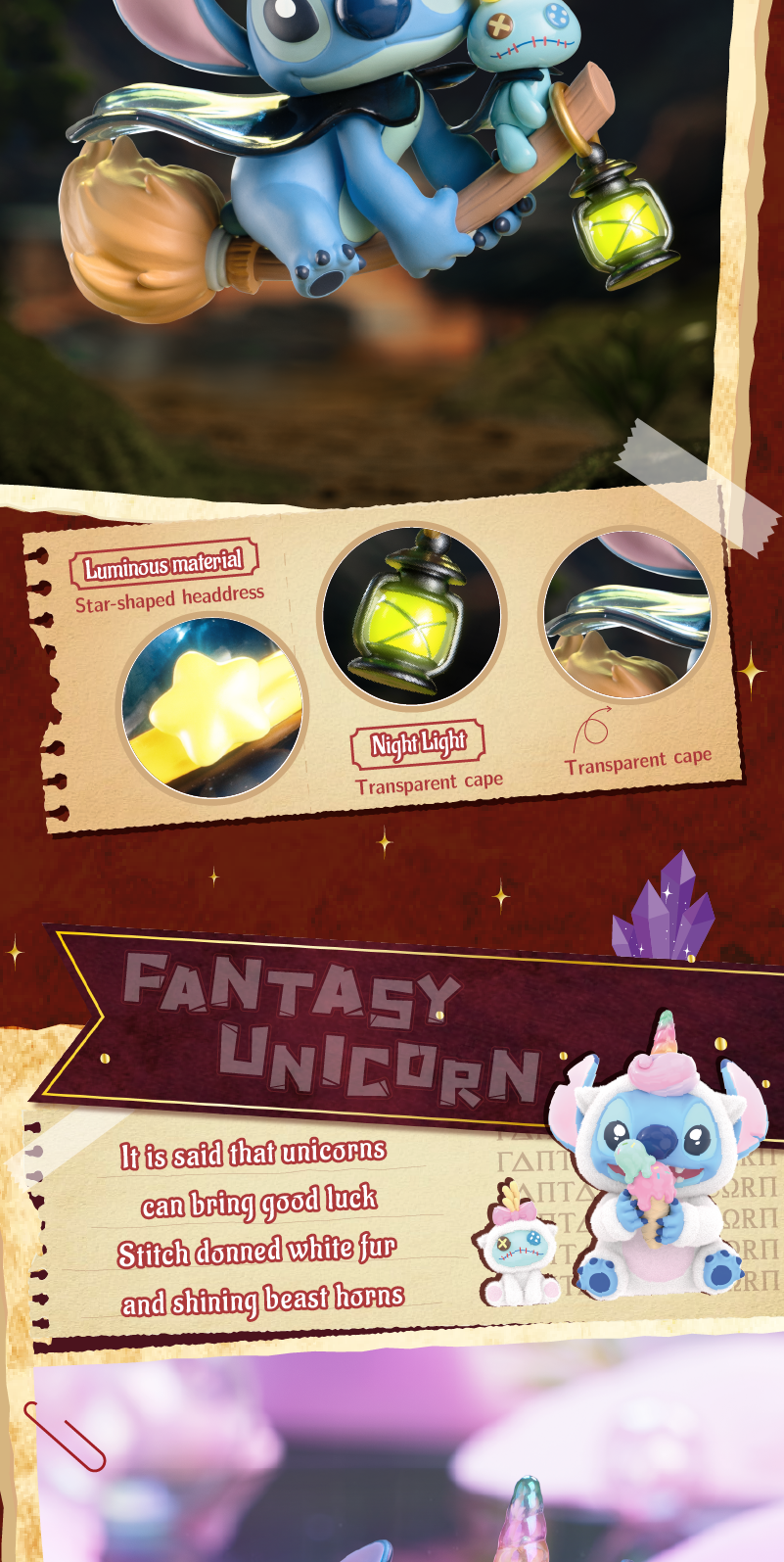 MINISO TOP TOY Disney Stitch's Wacky Diary 2.0 Series Blind Box Set ...