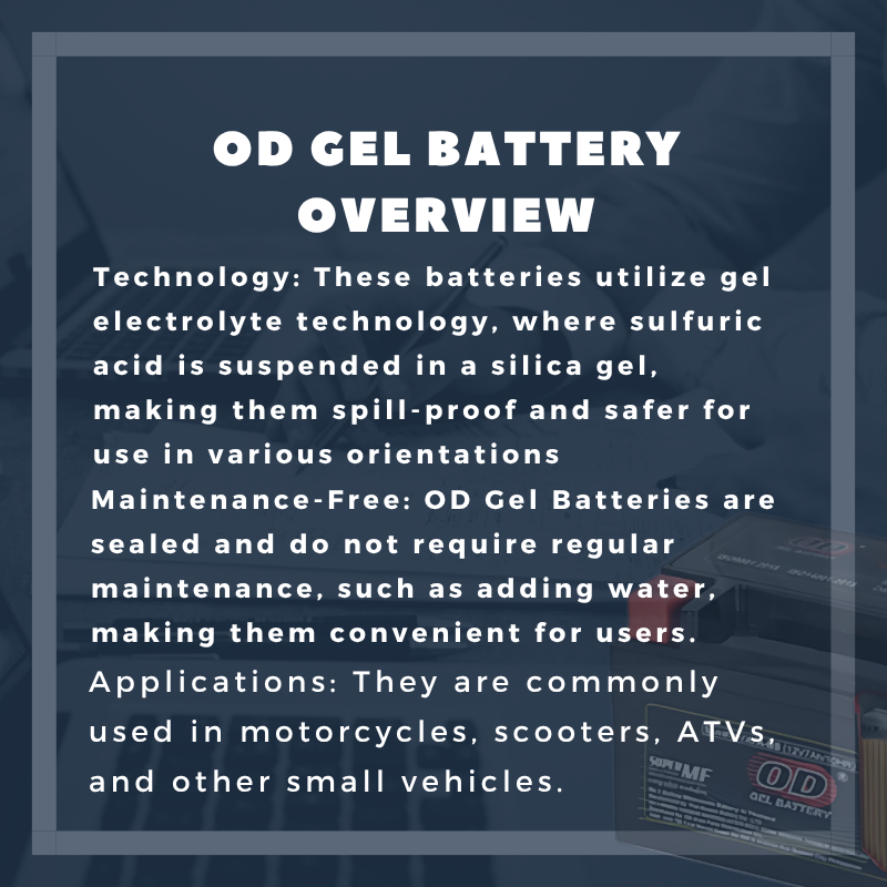 OD BATTERY- ORIGINAL MADE IN THAILAND YB2.5L/YB3L/YTX4L-BS/YTX5L-/YTX7A ...