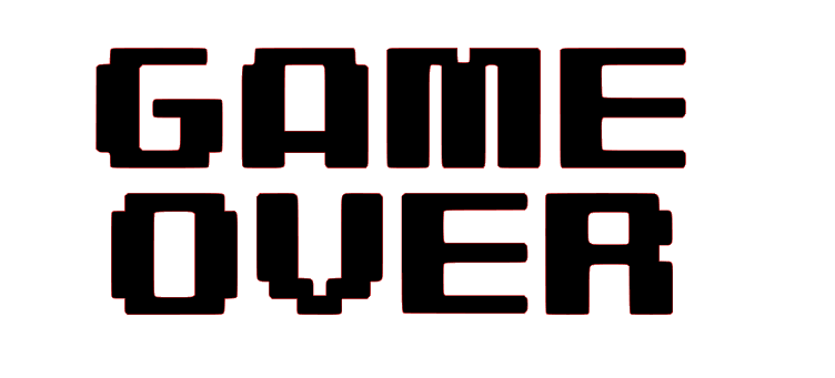 Super Mario Game Over Decals Sticker for Motorcycle / Cars | Shopee ...