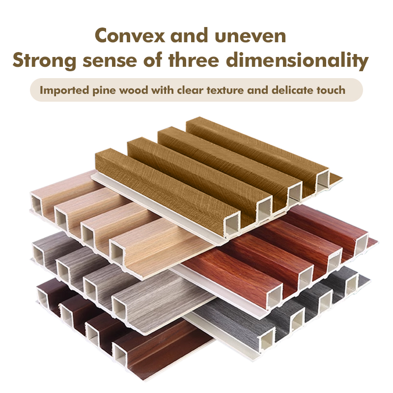 15pc Fluted Wall Panel Stickers Waterproof Grille Design Ecological ...