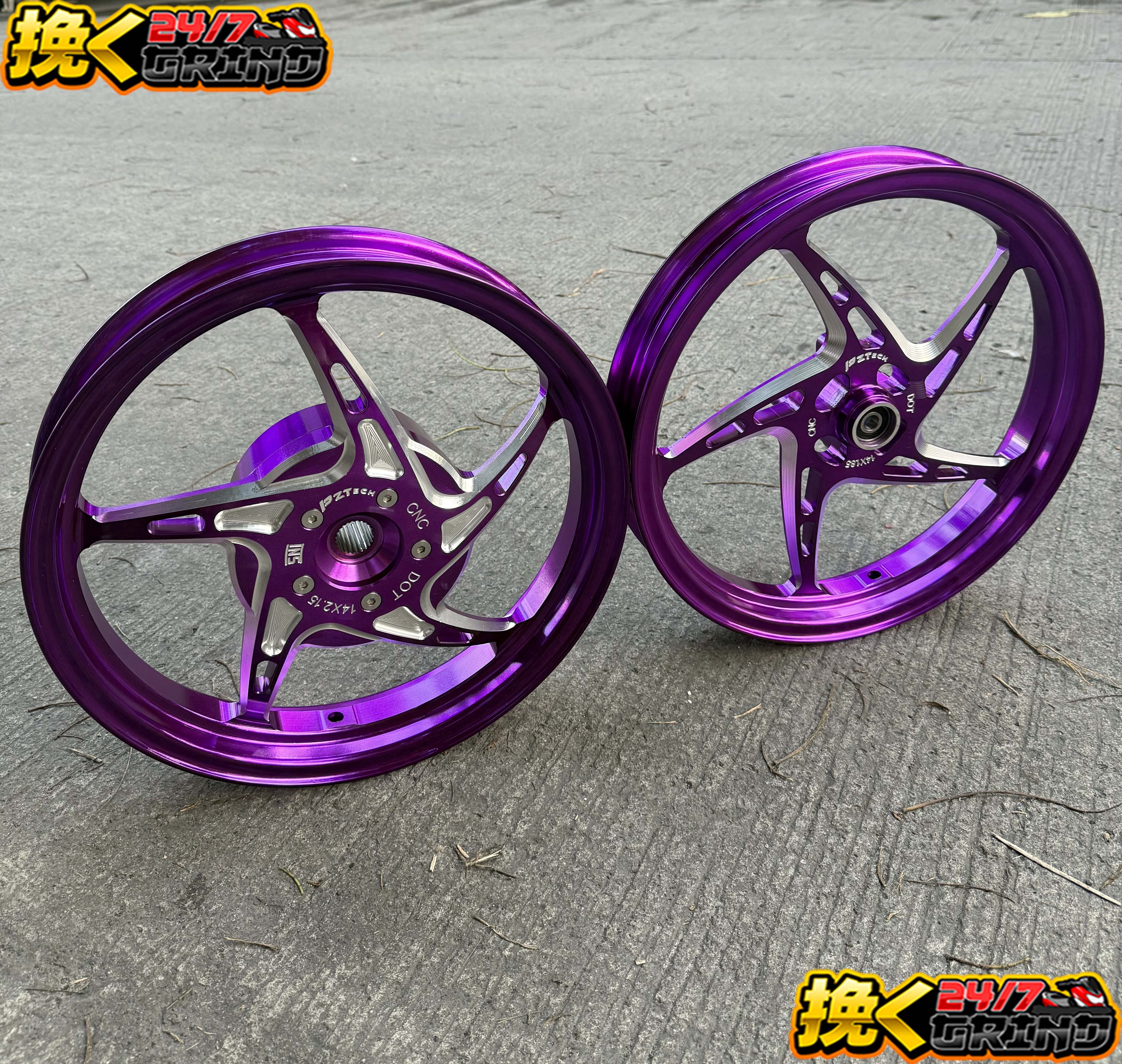 PZ TECH CNC Mags 14s For Honda Click 125 / 150 Indo Concept | Shopee ...