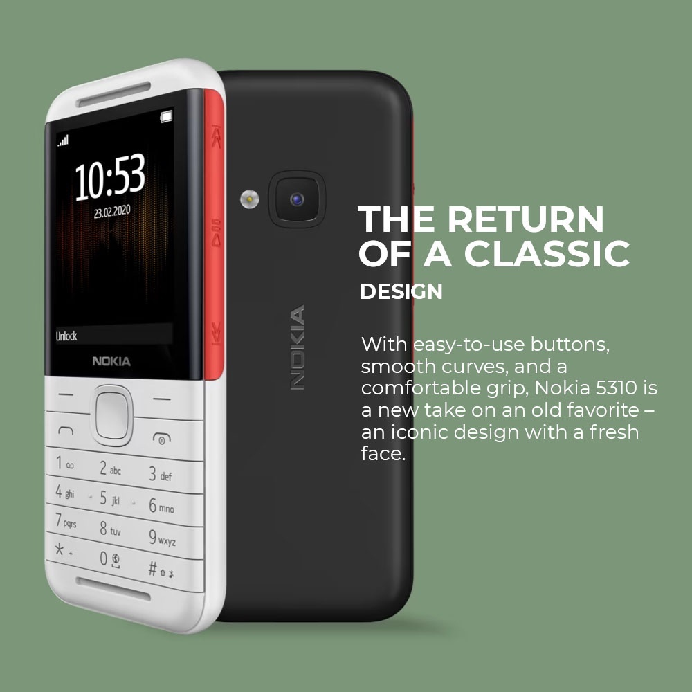 Original N5310/N6310 Keypad Phone Keypad Cellphone Basic Phone 1200mAh ...