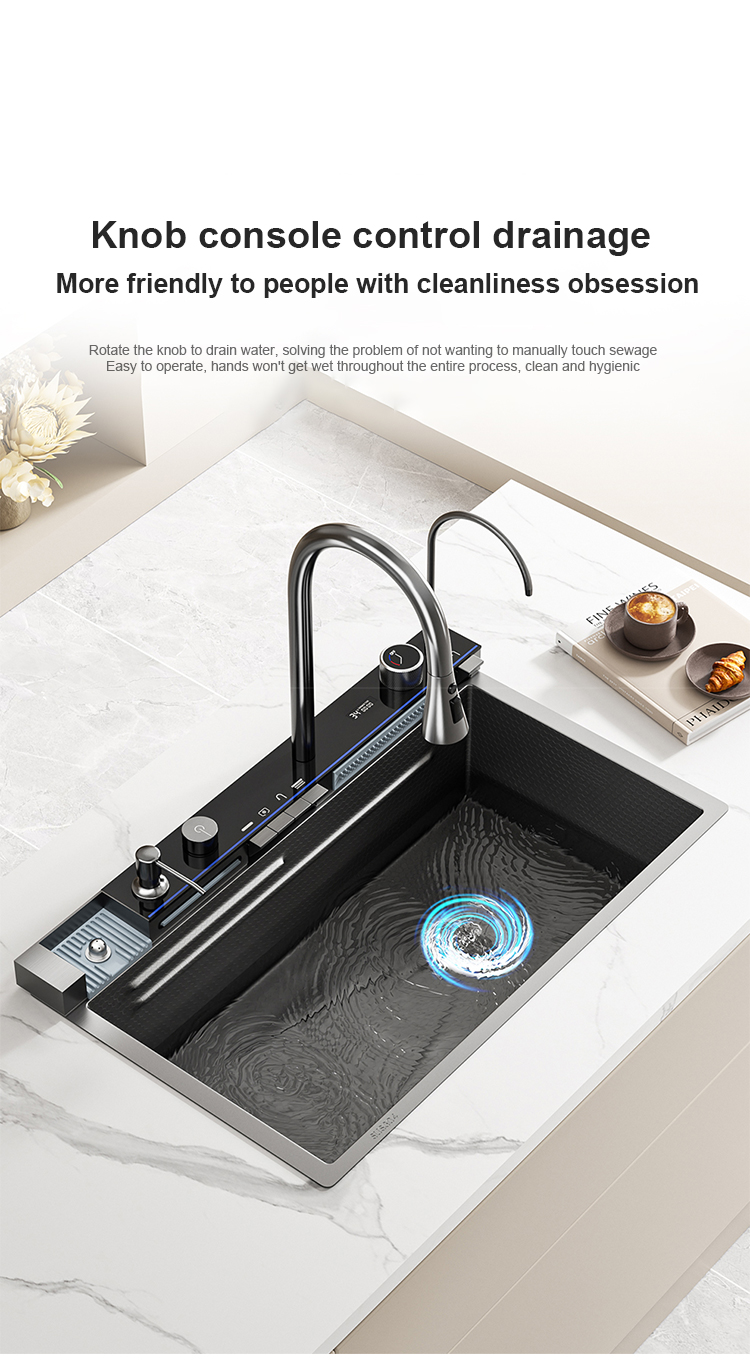 FPX Smart Modern Sink Set Big Single Sink with 2 way faucet lababo ...