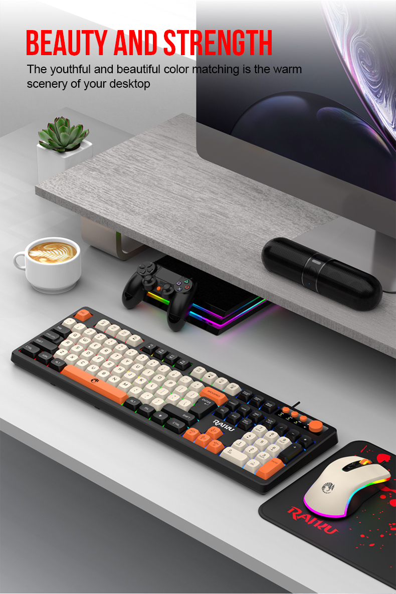 Zeus x Raiku T18 Gaming Combo: 3-in-1 Keyboard + Mouse + Mousepad | RGB ...