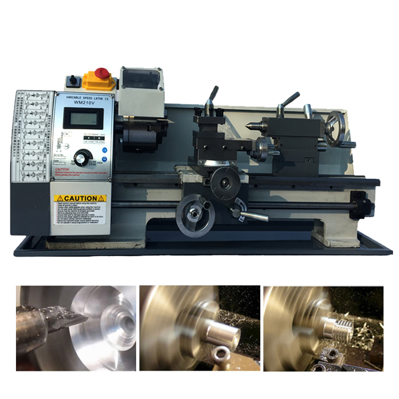Ready Stock COD WM210 Mini Lathe Machine Multi-function Metal Lathe ...