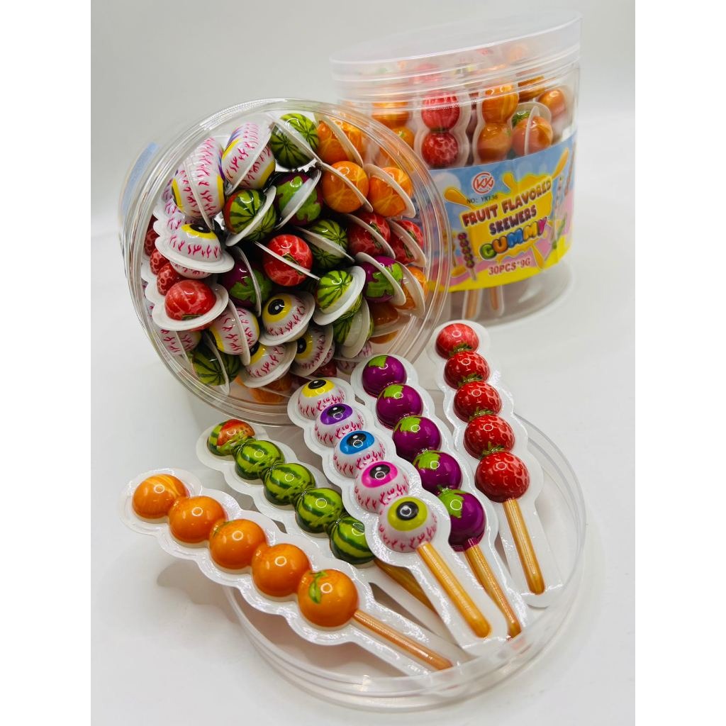 30pcs Flavored Skewer Gummy Candy 9G SUGAR CRASH | Shopee Philippines