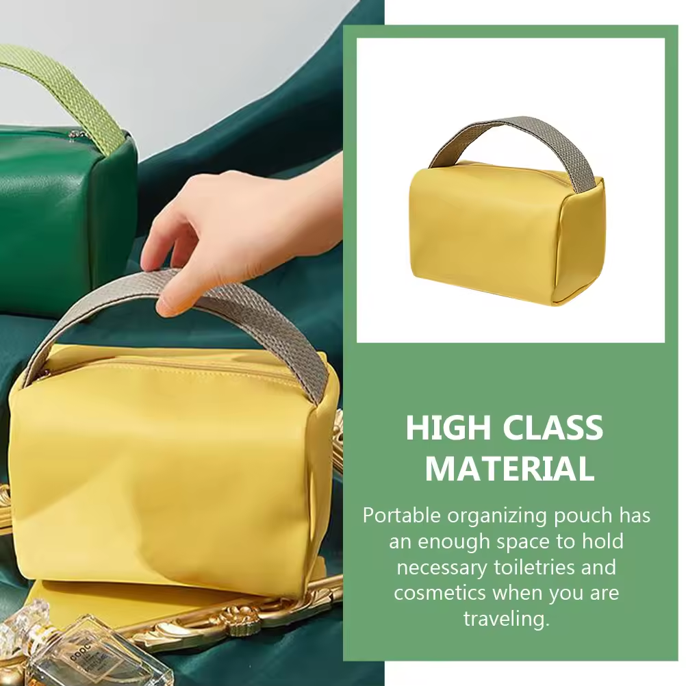 Travel waterproof portable women's large capacity toiletries storage ...