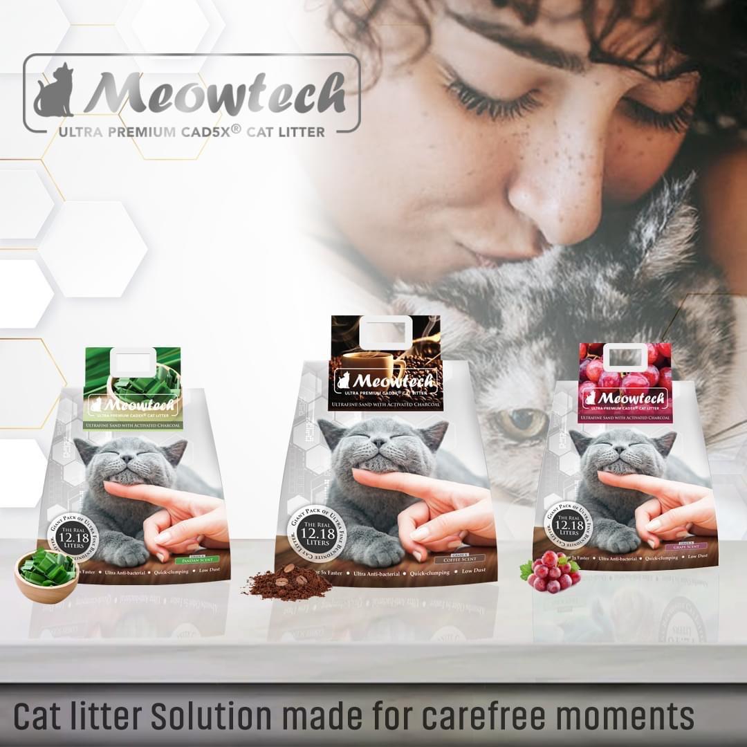 MEOWTECH BENTONITE ULTRA FINE Sand Cat Litter 12.18L | Shopee Philippines