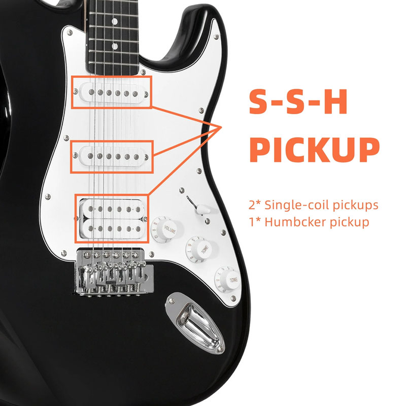 kAWES 39-inch Electric Guitar Set High Quality Basswood Body ...