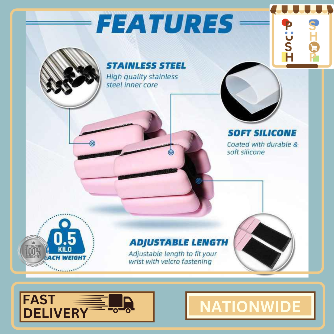 Adjustable Silicone Weights for wrist & ankle sports training wristband ...