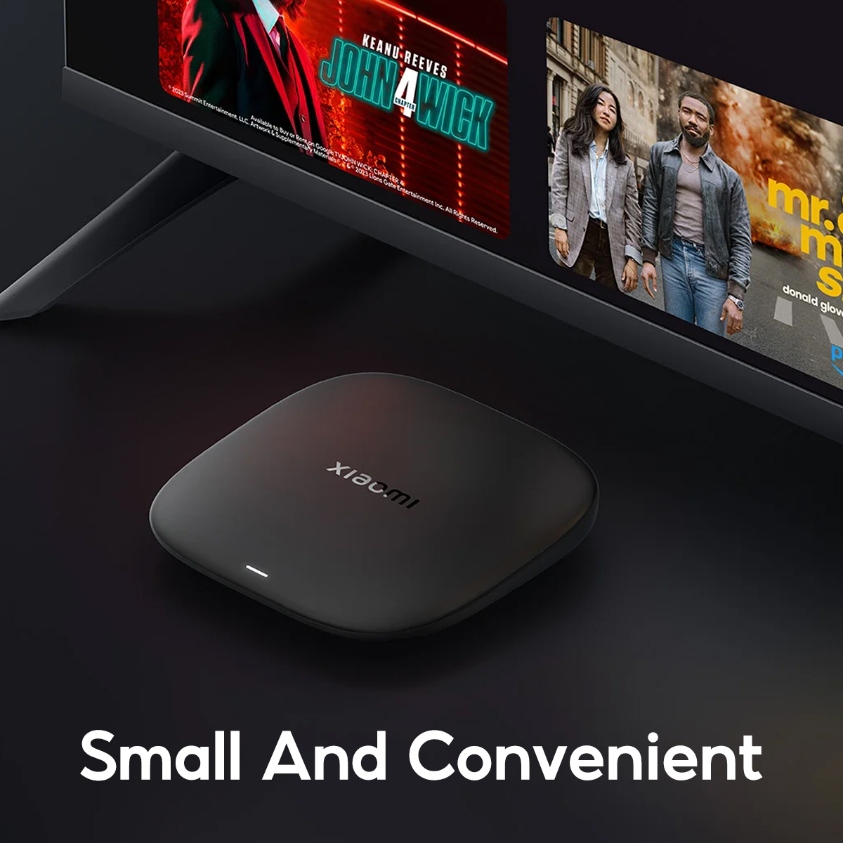 Xiaomi TV Box S (3rd Gen) 4K UHD image quality Dolby Vision Atmos & DTS:XPremium cinematic aud ...