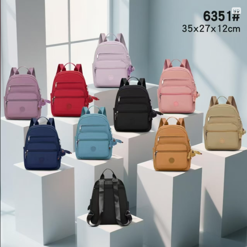 Leah Bag Shop New Lightweight Korean Backpack Multiple Compartment High ...
