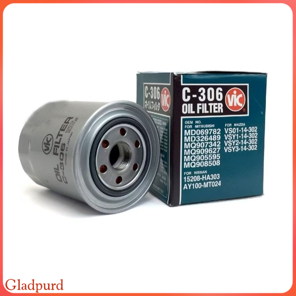 Vic Oil Filter C-306 Mitsubishi Montero 4D56, Adventure,Pajero, Starex ...