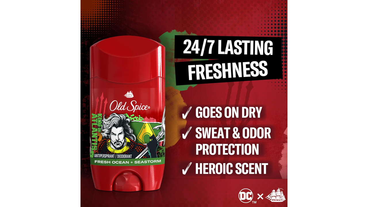 Old Spice King of Atlantis Antiperspirant Deodorant, 24/7 Lasting ...