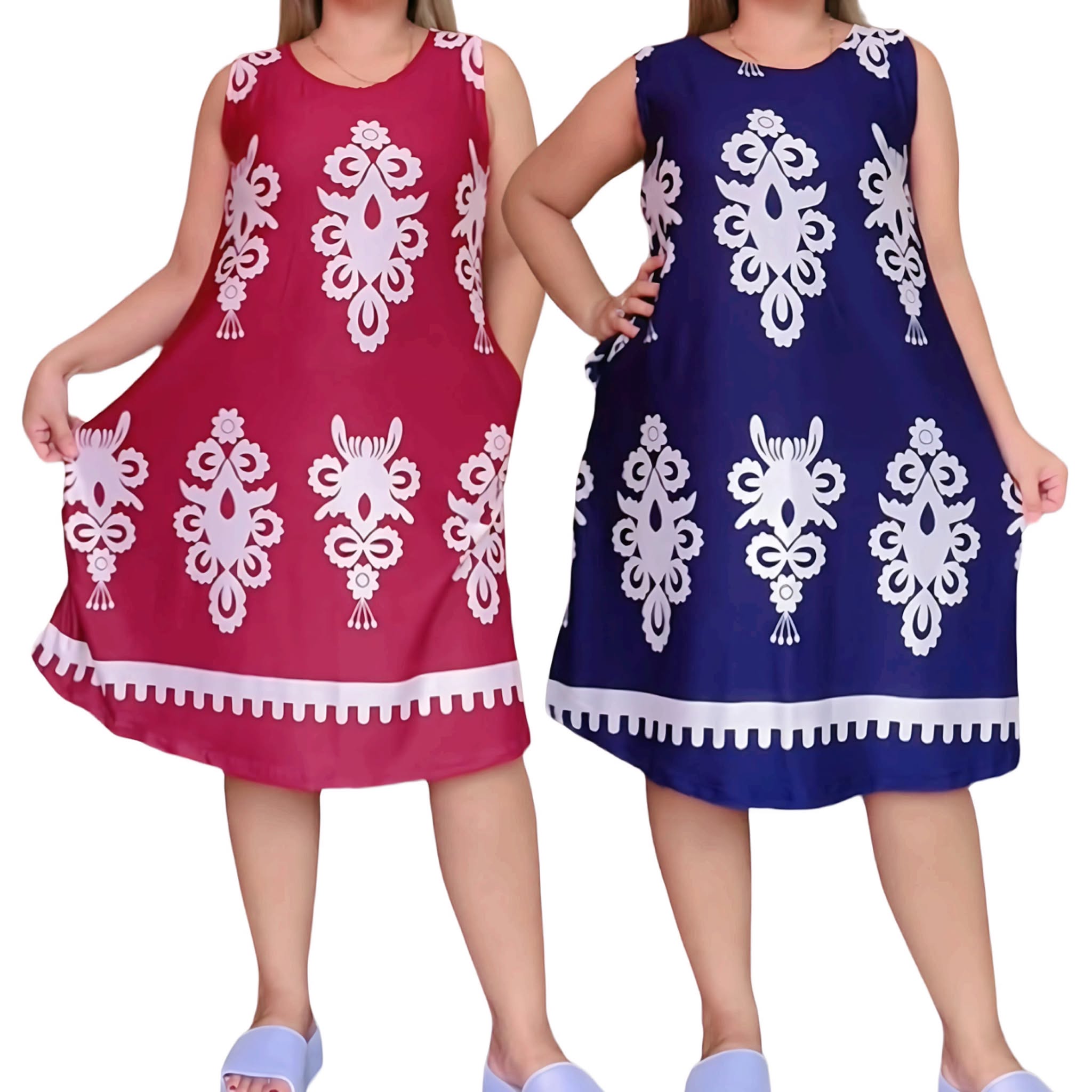 JAMAICA Dress Sleeveless with 2 Sides Pocket | Shopee Philippines