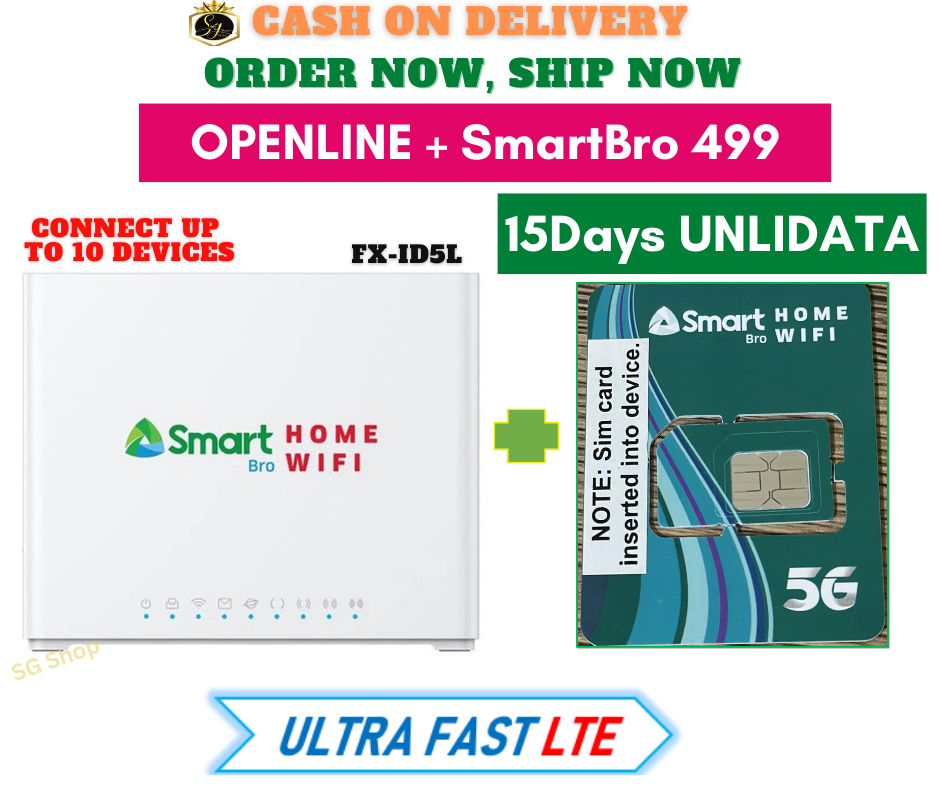 PLDT/SMART BRO HOME PREPAID WIFI 15/30DAYS UNLIDATA Sim card | Shopee ...
