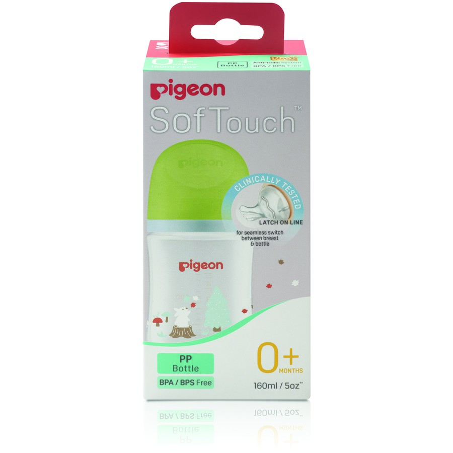 Pigeon SofTouch™ PP Nursing Bottle - Rabbit 160ml | Shopee Philippines