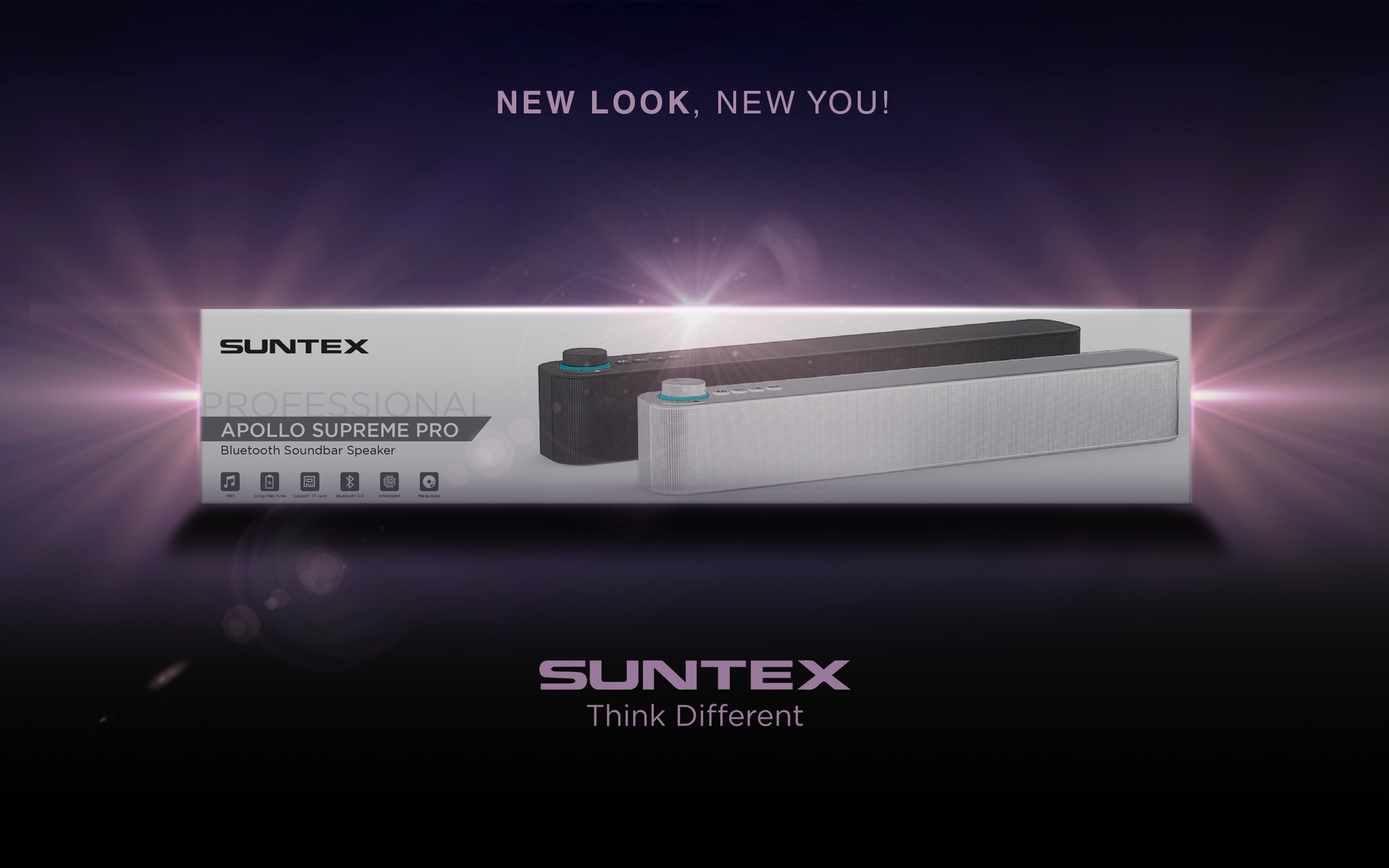 Apollo Supreme Pro Bluetooth Stereo Wireless Speaker Bass Surround ...