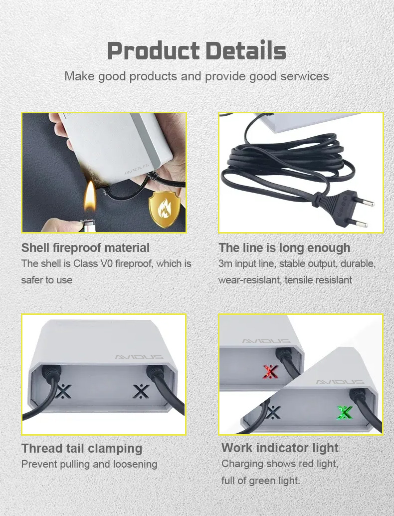 AVIDUS 12V 1.5A True 6000mAh Mini UPS Battery Backup for WiFi Router ...