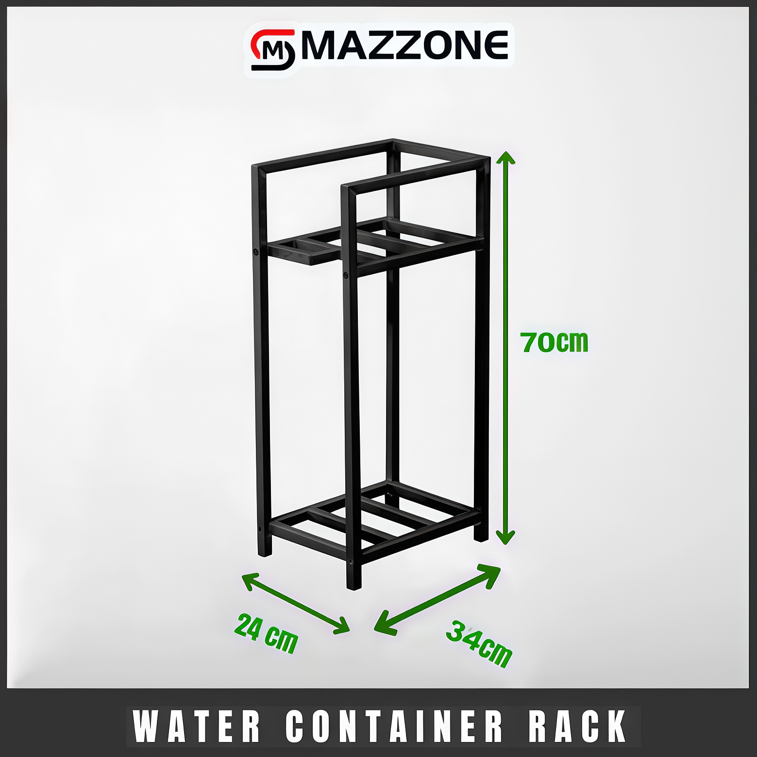 MAZZONE Water Container Rack And Water Tank Bracket Water Gallon Rack ...