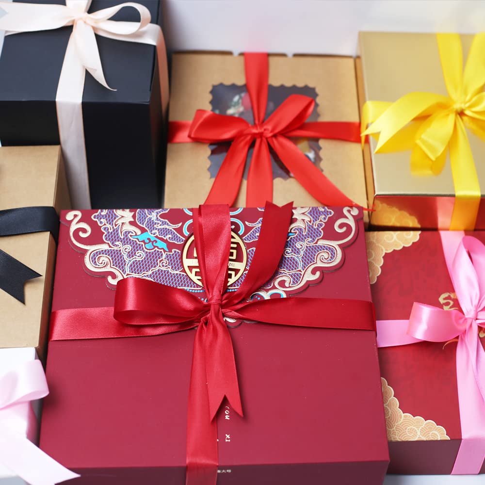 4cm (25 yards/roll) Satin Ribbon Roll Gift Packaging Ribbon Flower ...