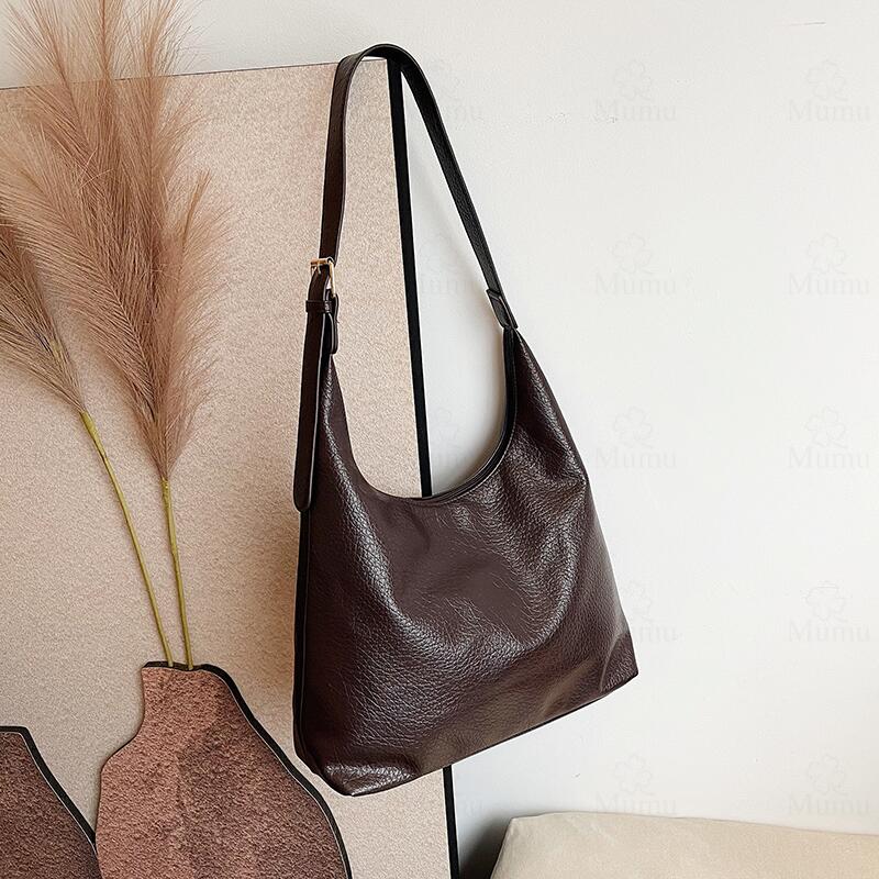 Mumu 3062 Women Soft Leather Shoulder Bag Large Crossbody Office ...