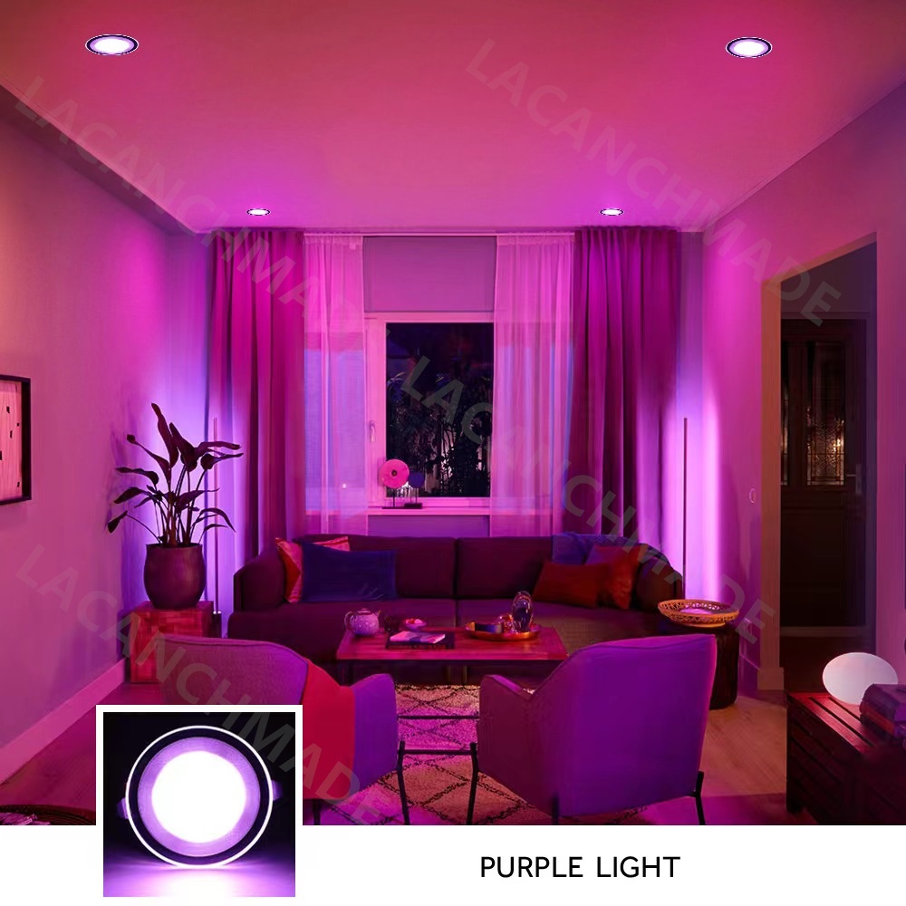 Tri Color Pin light LED Ceiling Light Recessed Downlight Dimmable ...