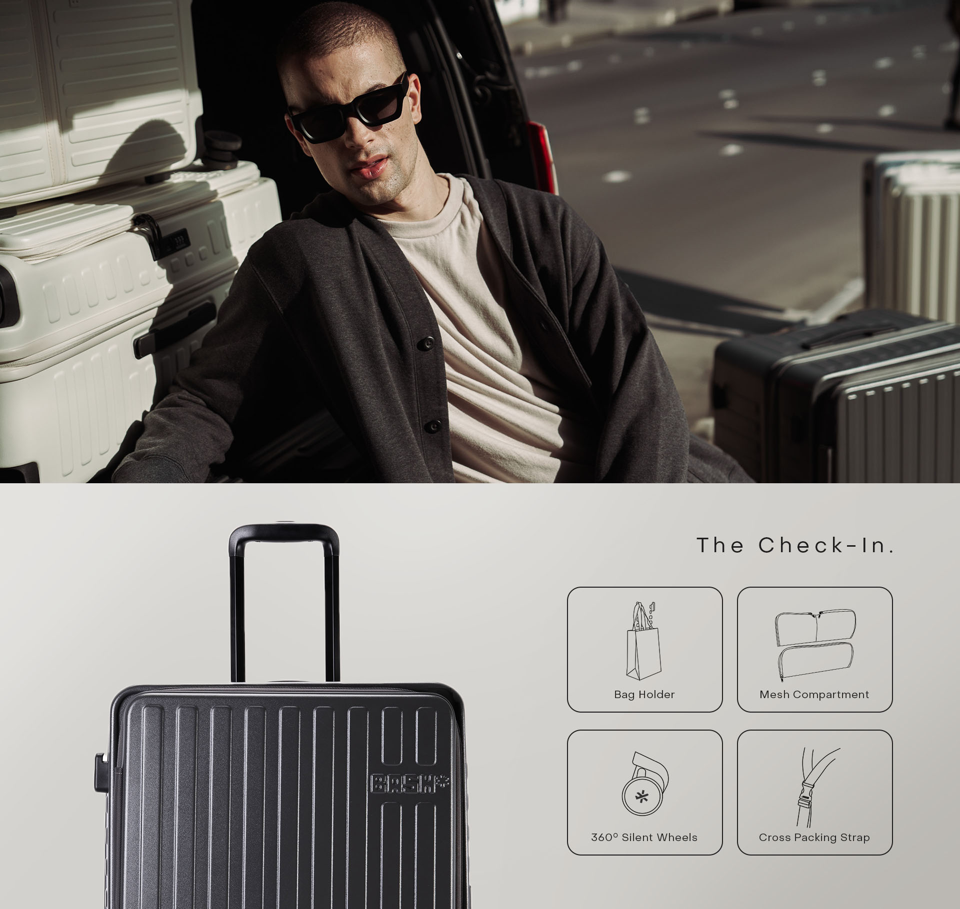 BASH Gateway Weekender Traveling Bag in Sakura | Shopee Philippines