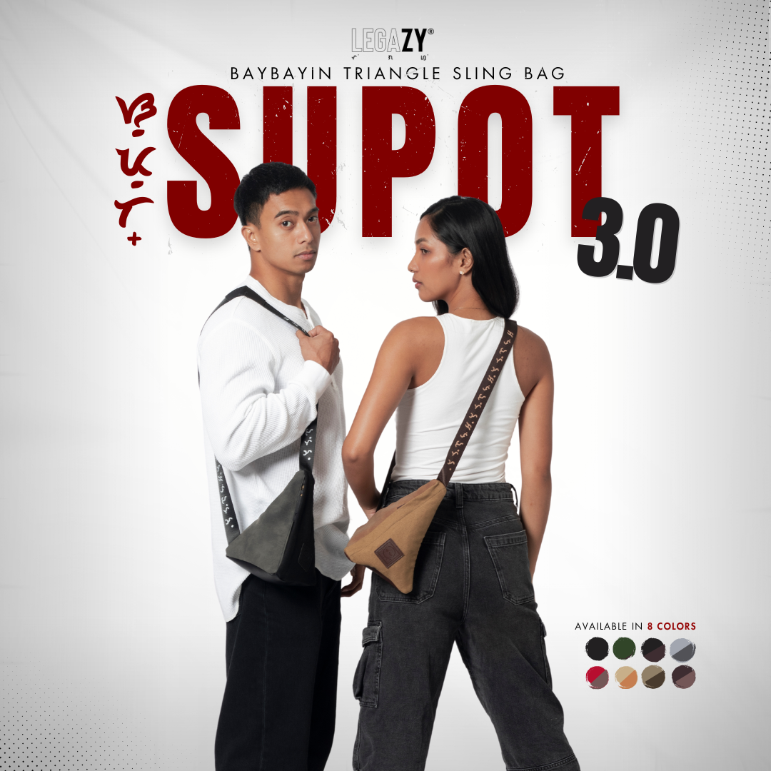 LEGAZY Supot 3.0 Baybayin Sling Bag for Men and Women | Shopee Philippines