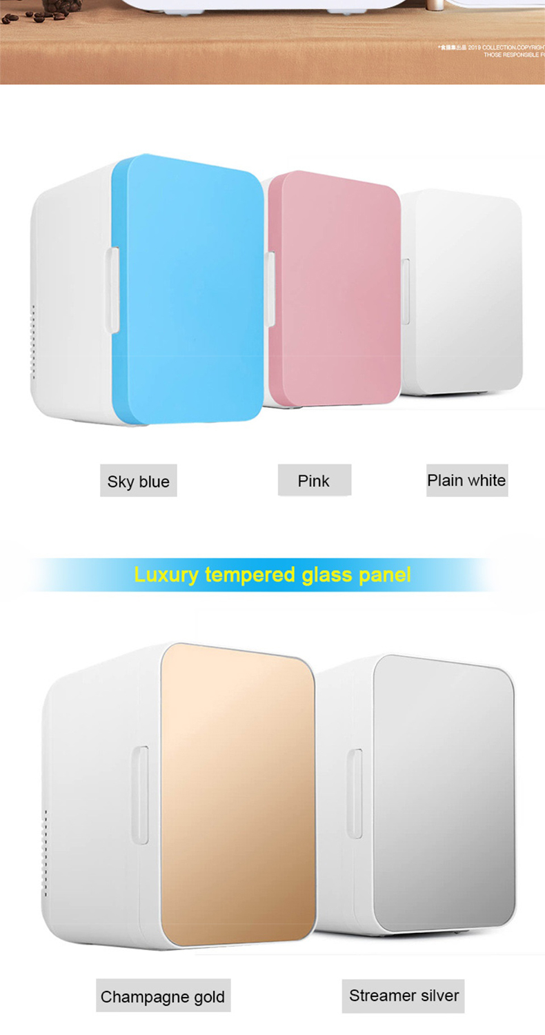 Mini Fridge Refrigerator 8L Portable Car Refrigerator For Beauty Fridge ...