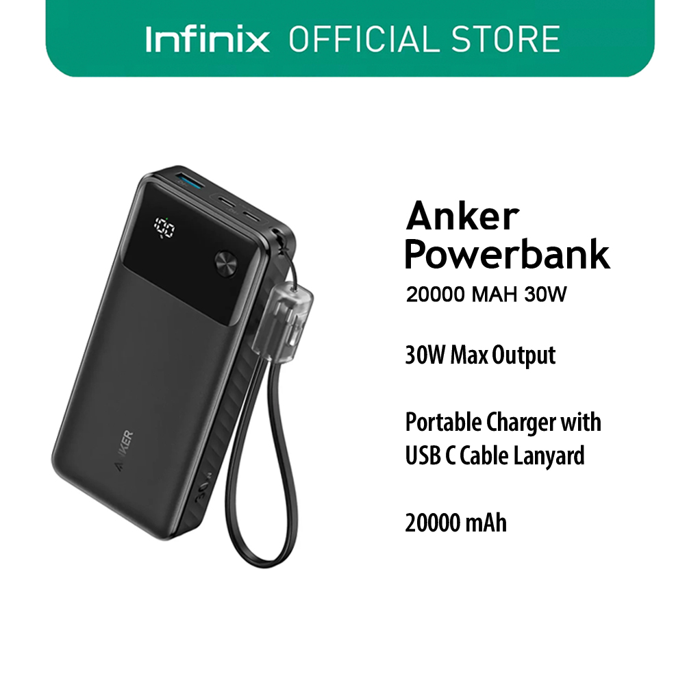 Infinix Anker Powerbank 20k mah 30w | Shopee Philippines