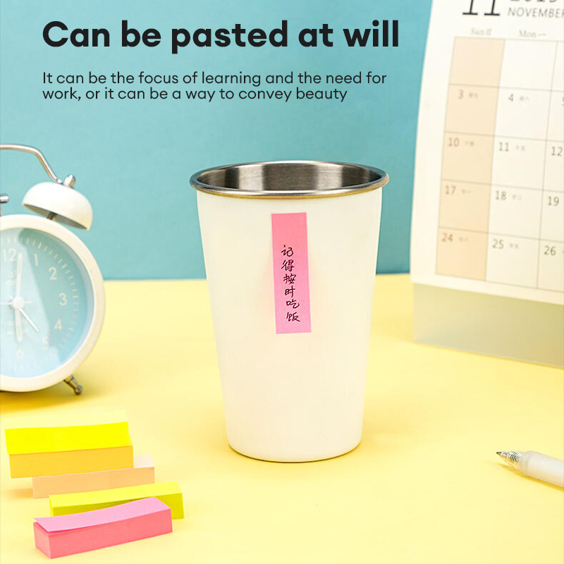 Deli 5Colors Sticky Note Set Notepad Office School Stickers Memo 500 ...