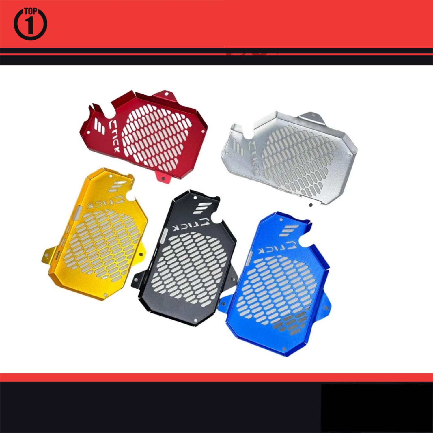 TOP1PH Radiator Cover Full Alloy For Honda Click 160 V3 Motorcycle ...