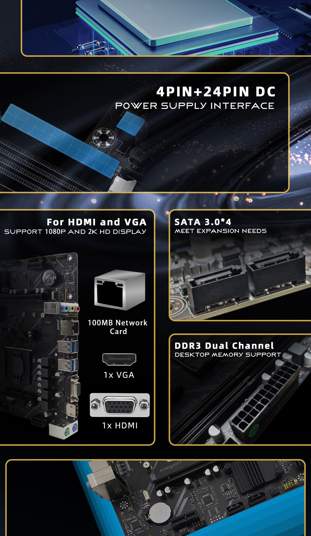 AISURIX B450M ATX Motherboard DDR4 Support AM4 Socket | Shopee Philippines