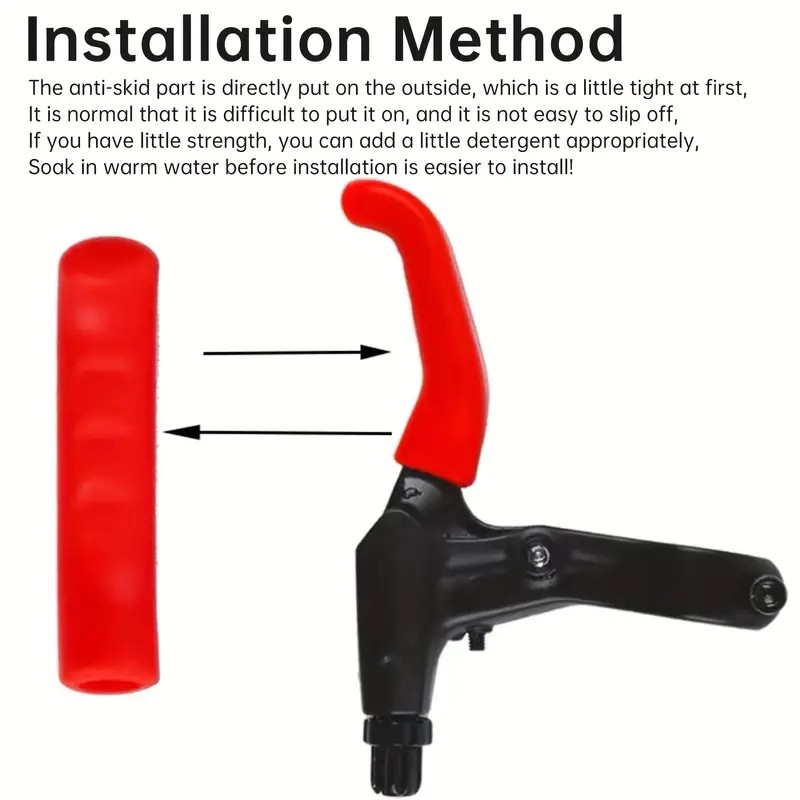 2PCS Silicone Bicycle Brake Lever Grips – Anti-Slip Protective Cover ...