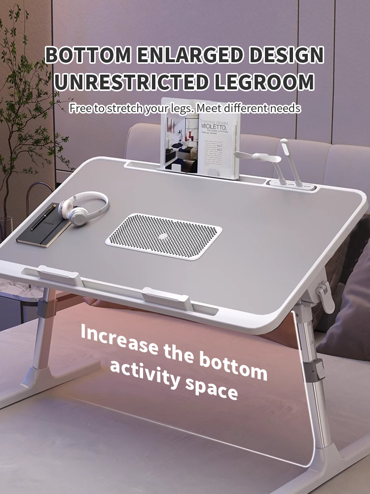 VOVOVA Lazy Table Folding Computer Desk Study Table Bed Small Table ...