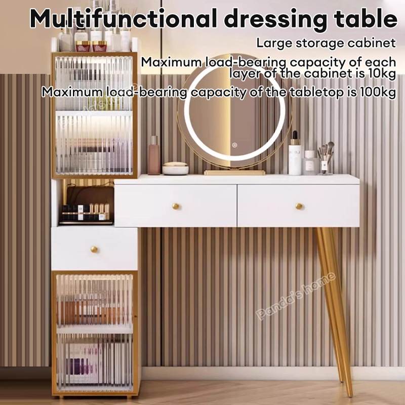 Adjustable Dressing Table Drawer Cabinet With Dressing Table Storage ...