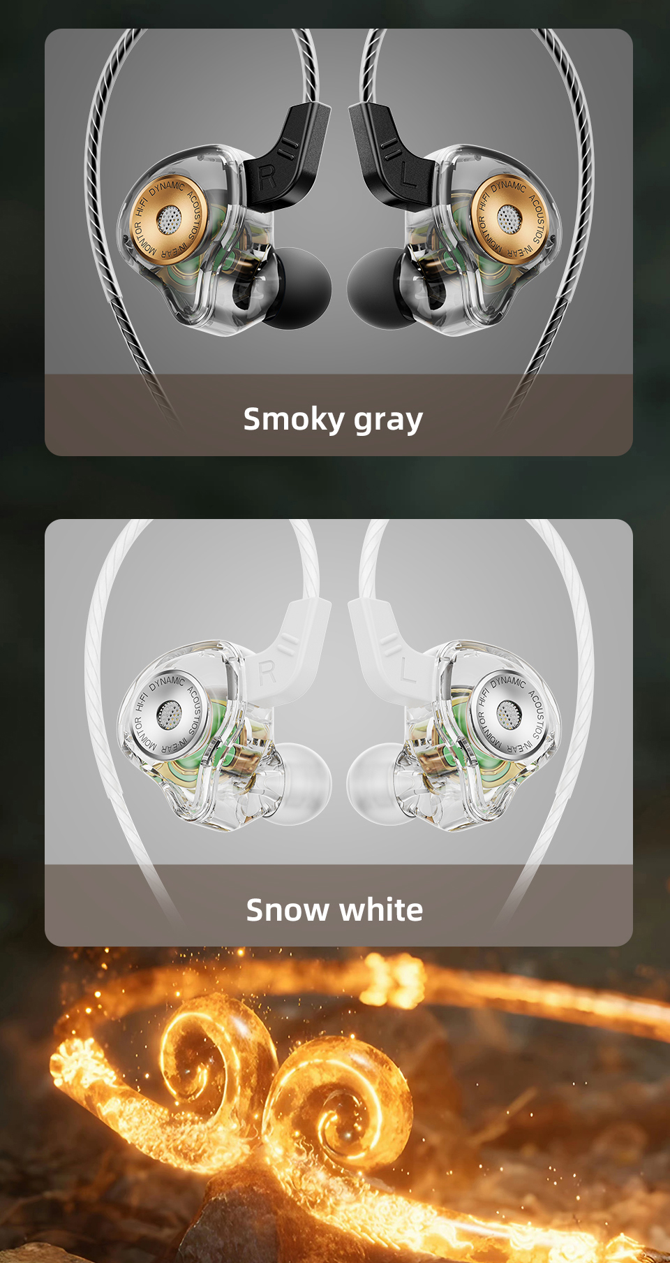 QKZ AK6 ULTRA Ergonomic Design Earphones Dynamic Driver with High ...