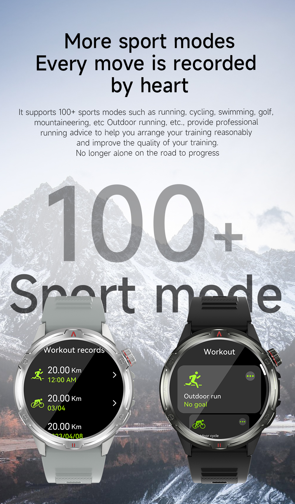 【1 Year Warranty】Aolon TETRA R4 Smart Watch Amoled Cover Lock Comapss ...