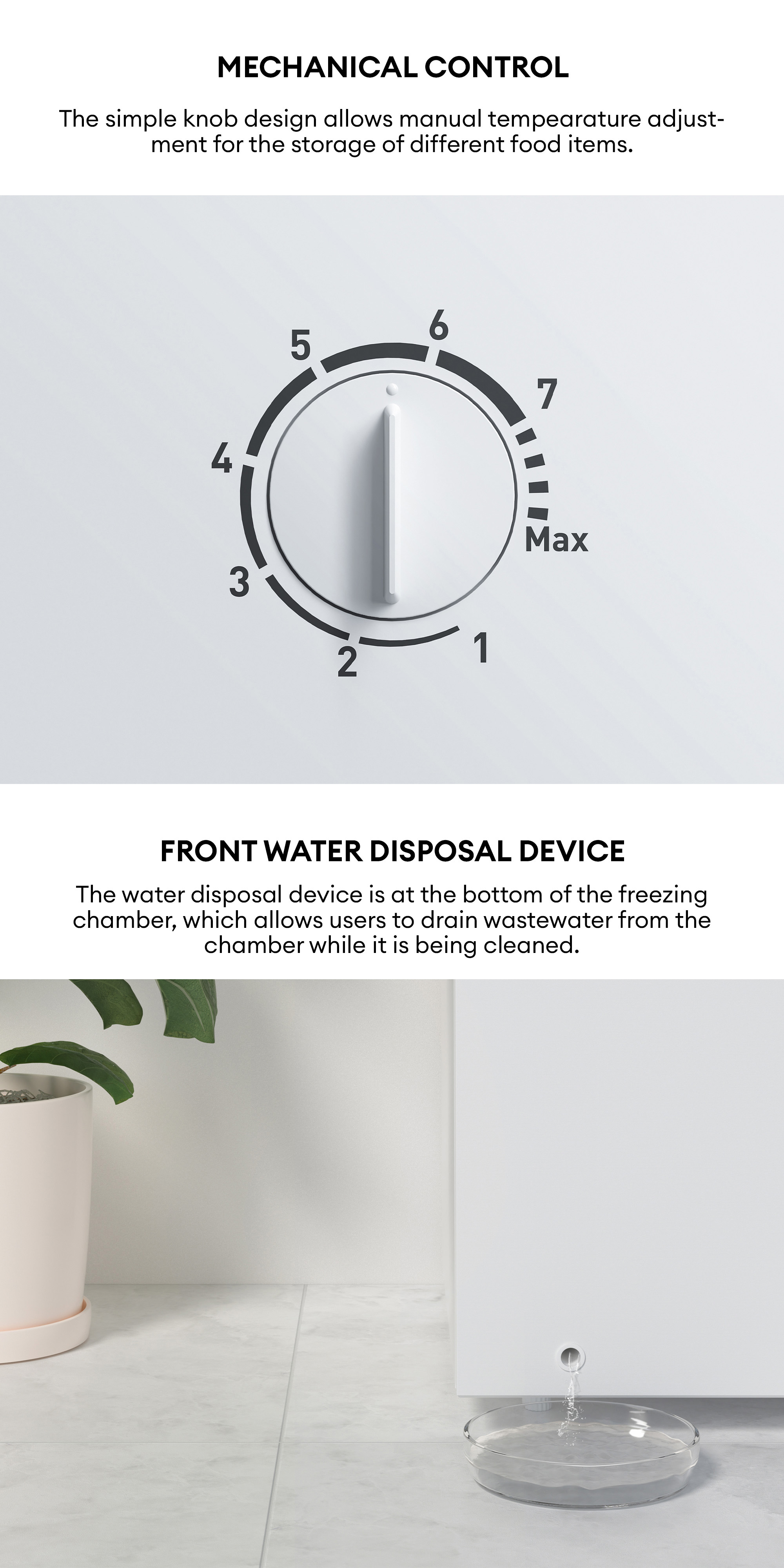 TCL 7 cu.ft. Inverter Chest Freezer - TCF-185PUPH REF (Defrost , LED ...