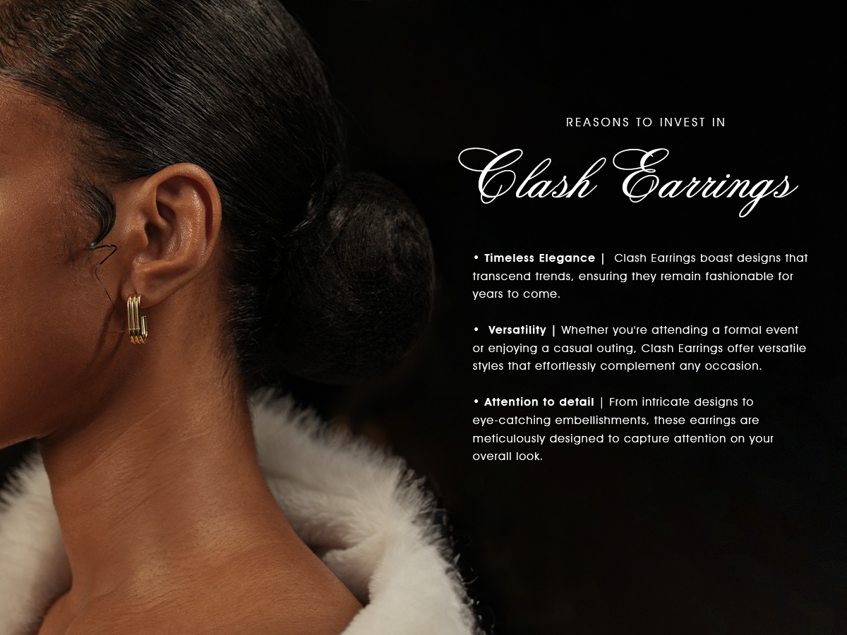 Burvon Clash Collection Earrings (Everyday Fashion Jewelry) - Agatha ...