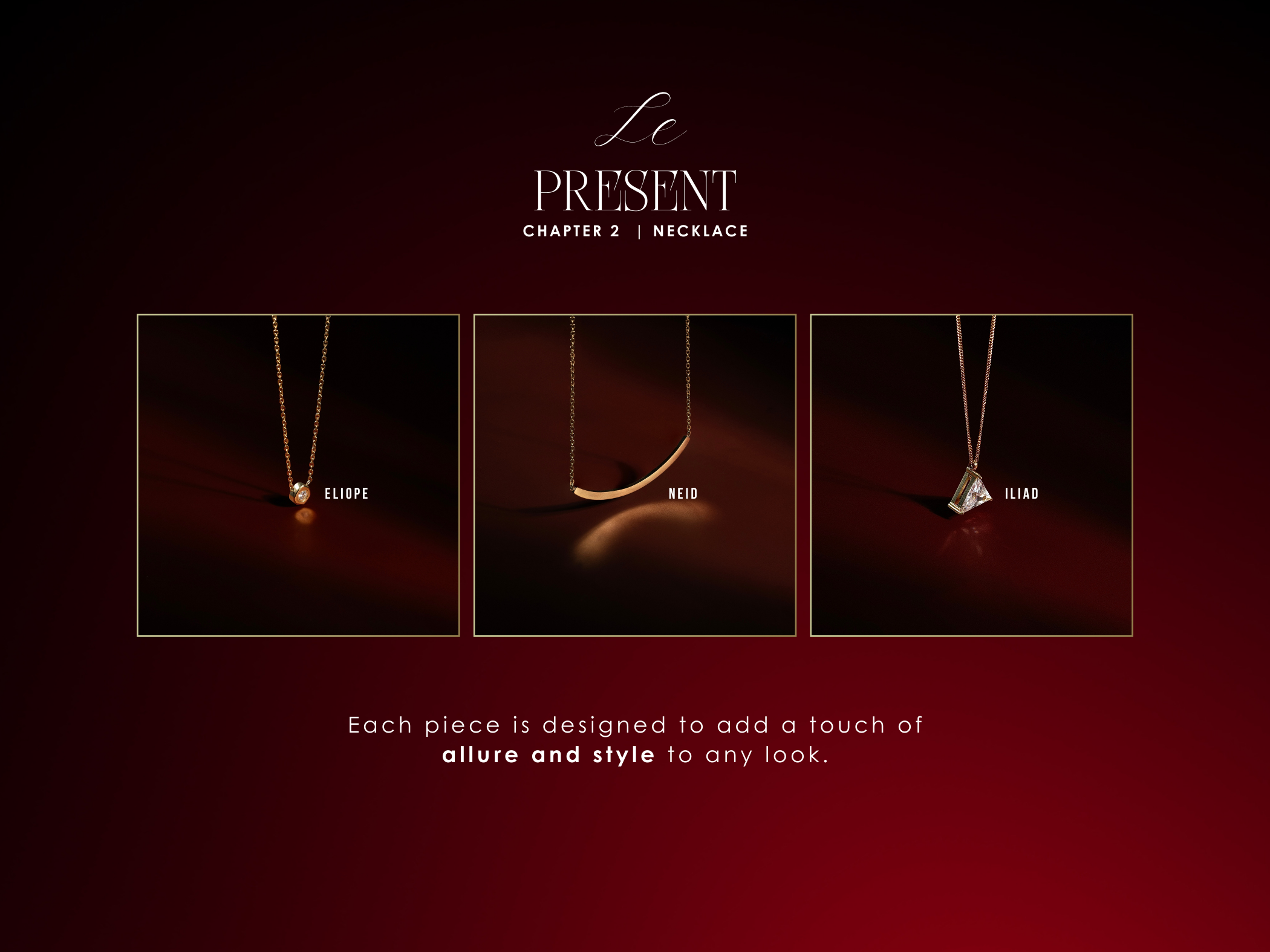 Burvon Clash Collection Necklaces (Elegant Pendant Jewelry) | Shopee ...