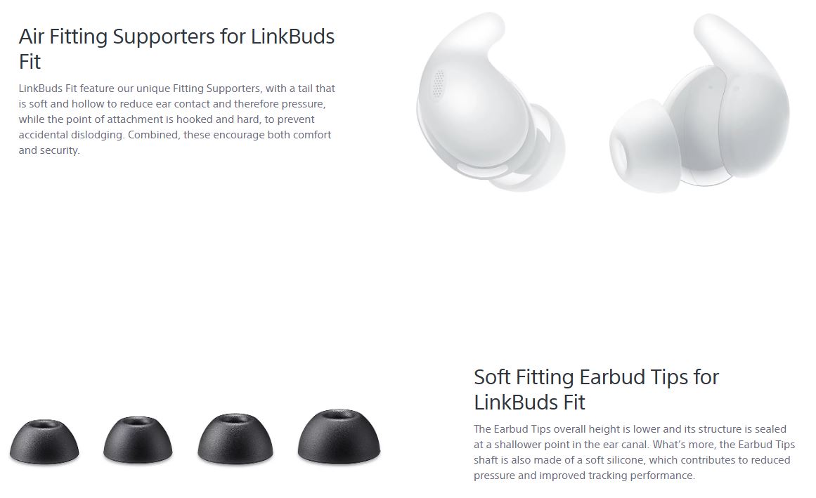 Sony LinkBuds Fit WF-LS910N / WF LS910N Wireless Noise Cancelling ...