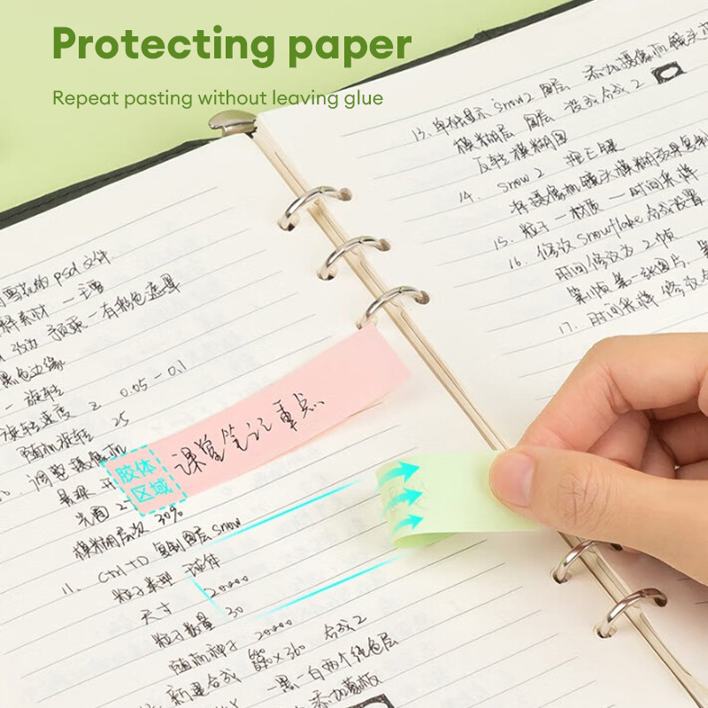 Deli 400 Sheets Sticky Notes 19x76mm for Student Office Stationery ...