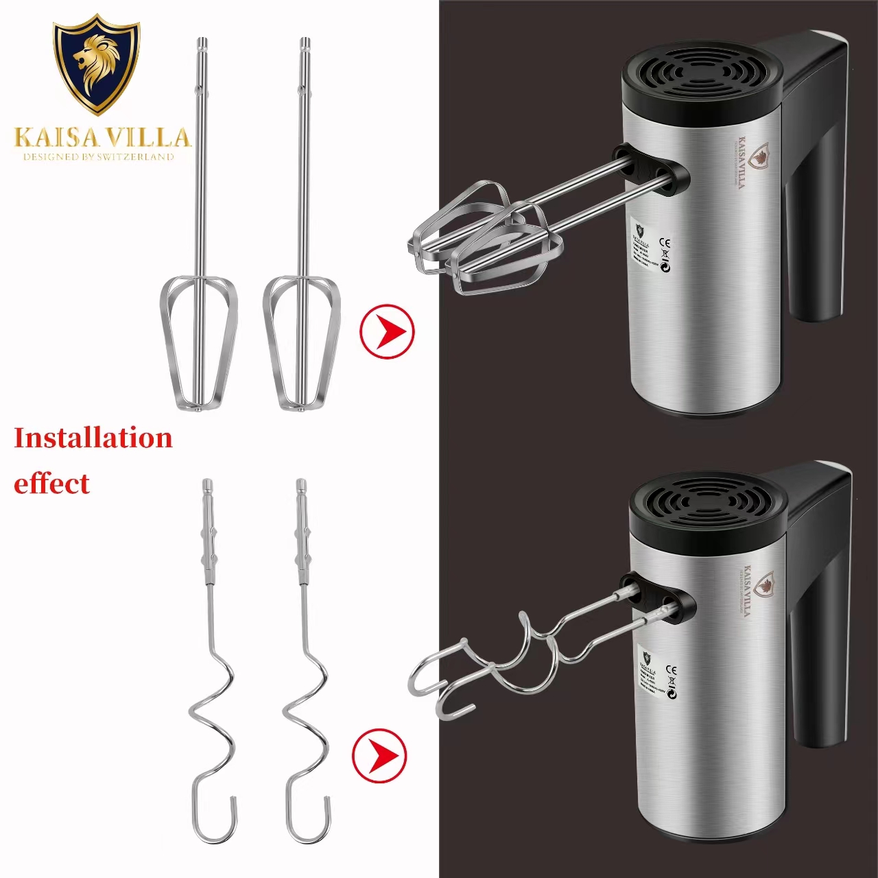 KAISAVILLA NEW 5 SPEED ELECTRIC WHISK KITCHEN APPLIANCES HAND MIXER ...